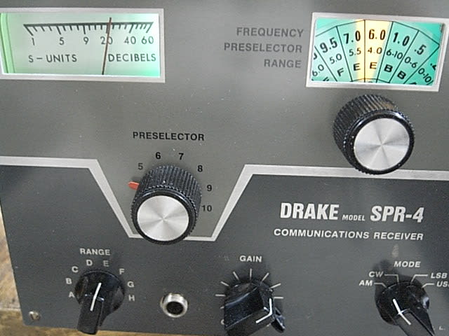 Drake, SPR-4 Communications Receiver - テレビ修理-頑固親父の Drake, SPR-4 Communications Receiver - テレビ修理-頑固親父の