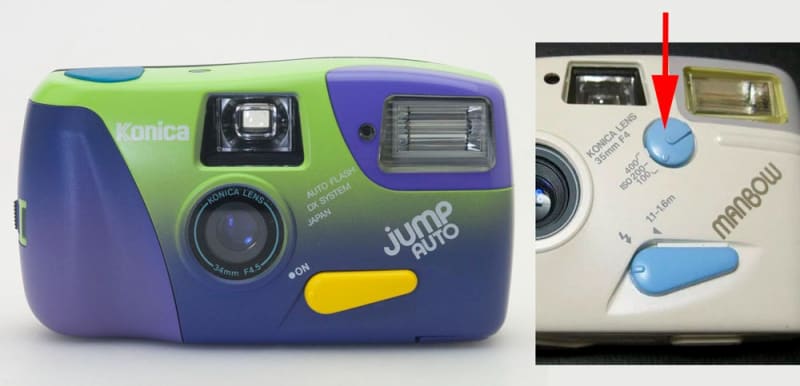 KONICA jump-AUTO (135・レンズシャッター)+防水 - ぽせいどん KONICA jump-AUTO (135・レンズシャッター)+防水 - ぽせいどん