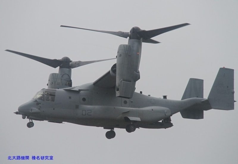 日の丸オスプレイ日本到着!陸上自衛隊用V-22可動翼機,初号機-二 日の丸オスプレイ日本到着!陸上自衛隊用V-22可動翼機,初号機-二
