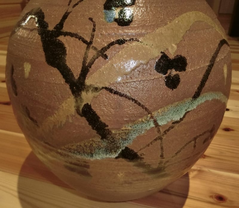 鉄釉壷 田村耕一作 その3 - 夜噺骨董談義 鉄釉壷 田村耕一作 その3 - 夜噺骨董談義