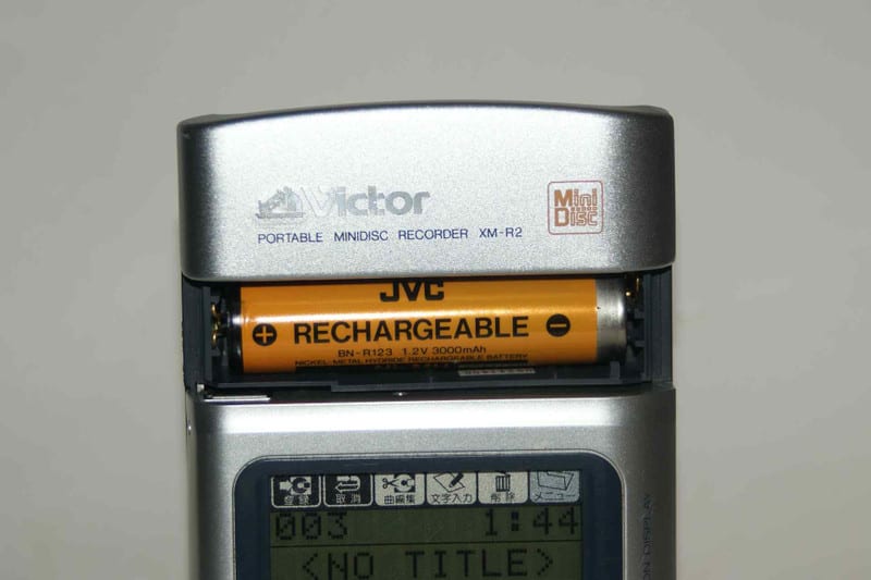 Victor ポータブルMDレコーダー XM-R2 タッチパネル - 乾電池の Victor ポータブルMDレコーダー XM-R2 タッチパネル - 乾電池の