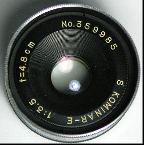 第455沼】S KOMINAR-E 48mm f3.5 日東光学製引き伸ばしレンズ 第455沼】S KOMINAR-E 48mm f3.5 日東光学製引き伸ばしレンズ