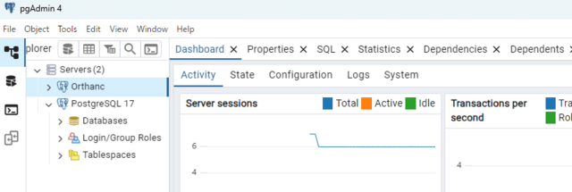 Windows11にOrthanc+PostgreSQLを構築する（5）PostgreSQLのデータベース作成 - 脊椎内視鏡下手術 - わきだ整形外科 - http://wakida.org