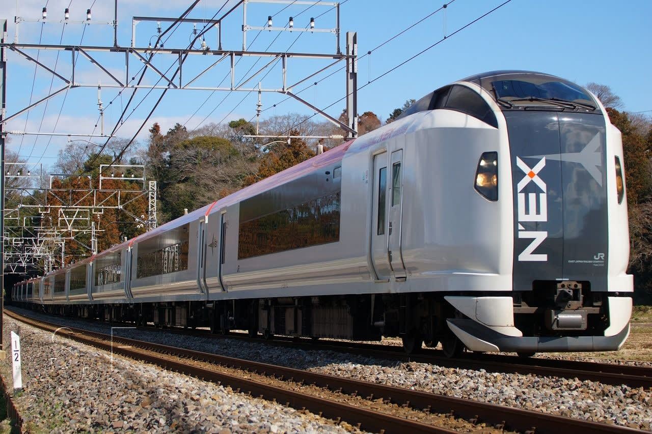 2024年2月26日 総武本線 物井 E259系 成田エクスプレス - 鉄道 撮影