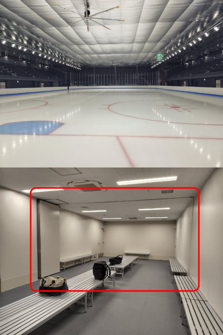 【MAO RINK】メインリンク＆控室 - アナキンの四角い空