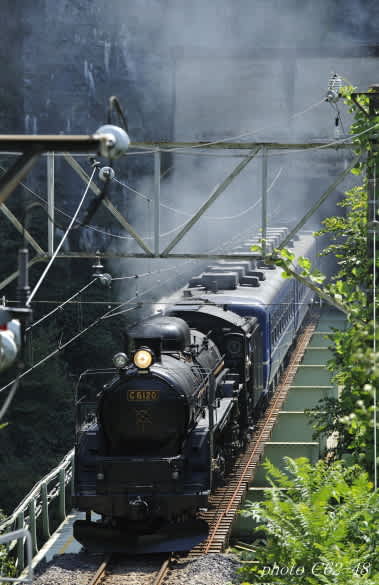 8/31 の C61－20・団体臨時列車。 - C62－48の鉄道写真日記