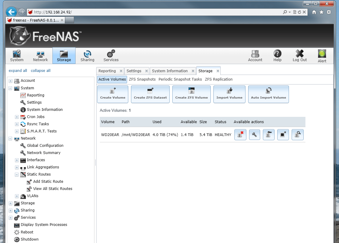 FreeNAS 8 どうやってHDDの速度を測定するのですか？ - 私のPC自作部屋