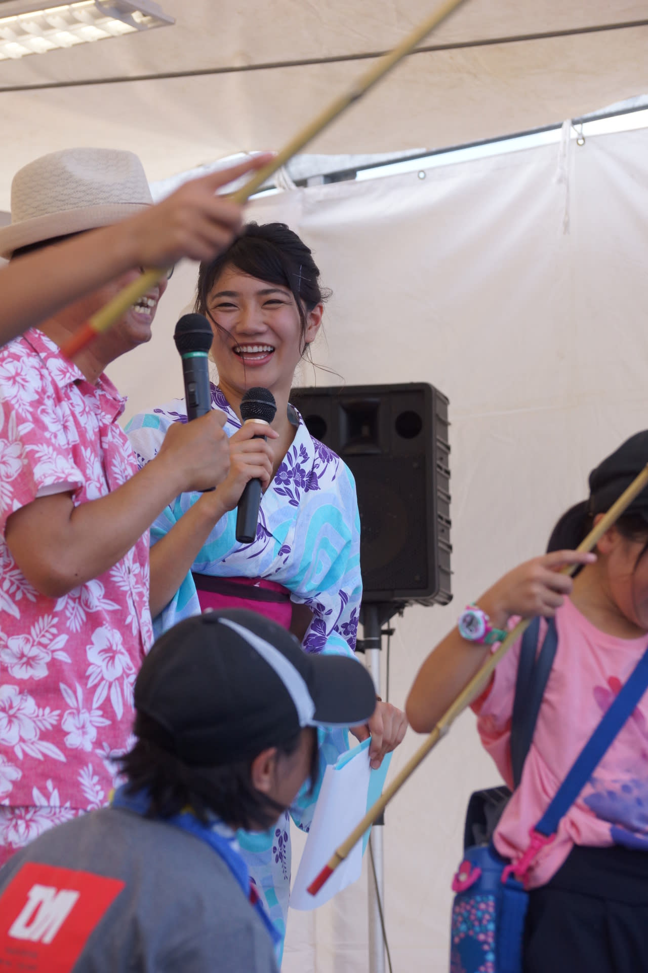 竹松ゆかたまつり MC・鐘江美沙紀（ageha） 2018・7・21 - いざ！（^0^）／、高倉桃次郎が行く！！ オリジナル