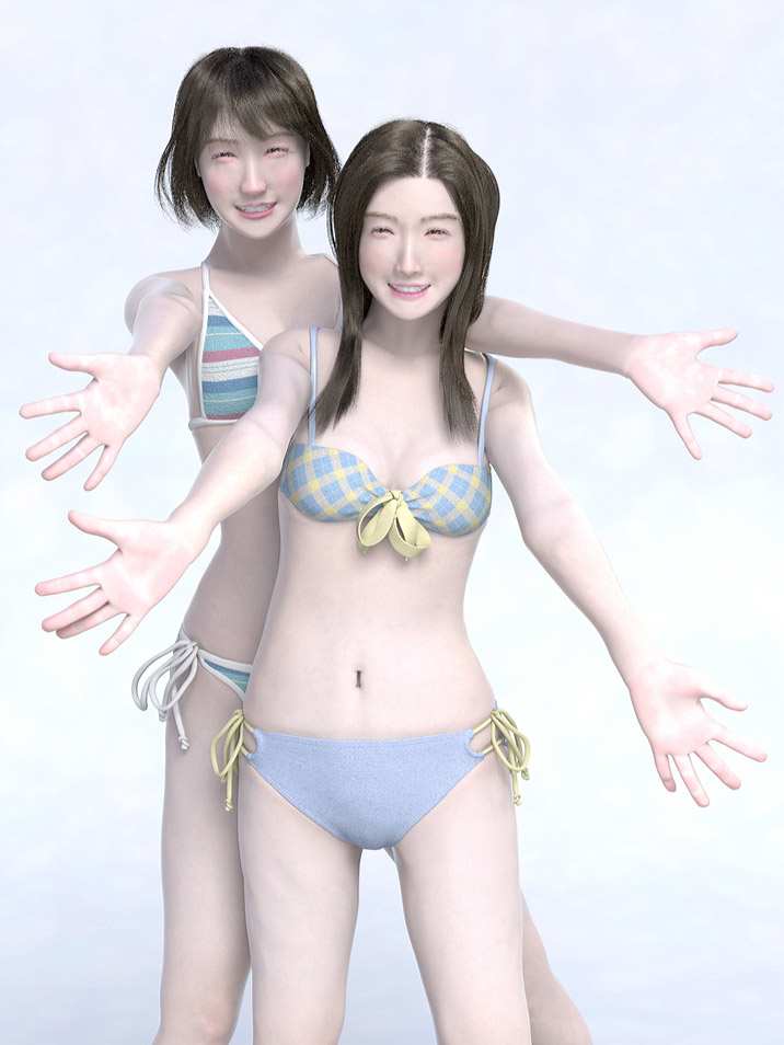 人物の3DCG 比較してみた 四回目 - 3DCGとか趣味で