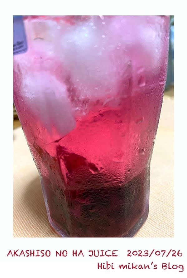 『赤紫蘇の葉のジュース』 - 日々mikan's blog