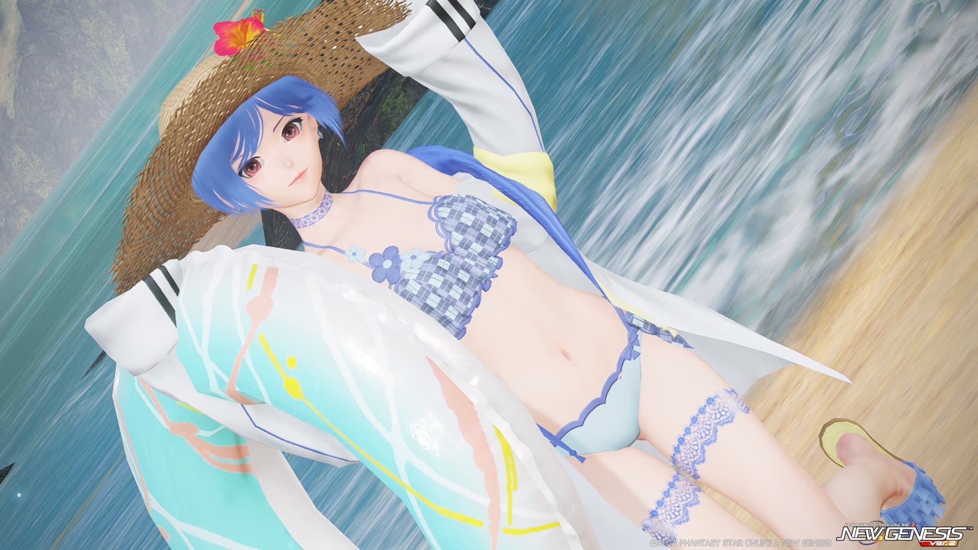 【NGS】水着⑩フリルマリナー[Ba]その1 - アレンティのぷそにっき★NGS