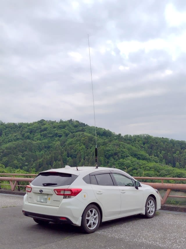 モービルでのSD330超ロングホイップ - アマチュア無線局 JO1KVS