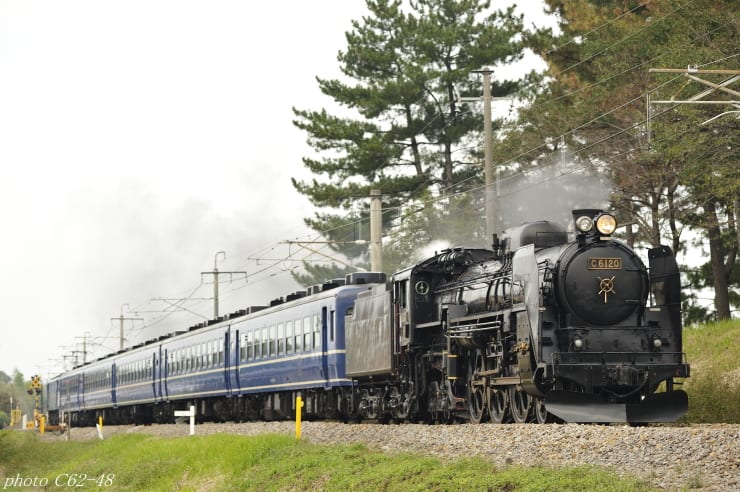 両毛線・今年も走りますC61-20‘SLいせさき’試運転。 - C62－48の鉄道写真日記