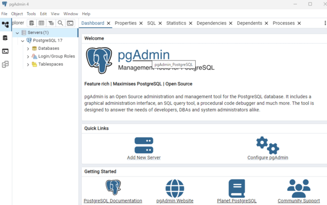 Windows11にOrthanc+PostgreSQLを構築する（5）PostgreSQLのデータベース作成 - 脊椎内視鏡下手術 - わきだ整形外科 - http://wakida.org