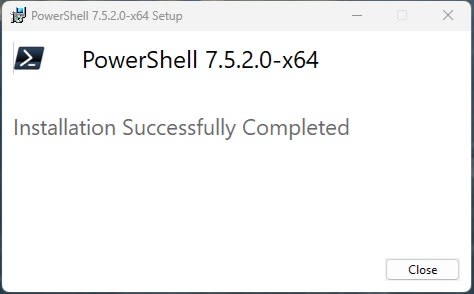 PowerShell v7.5.2 がリリースされました。 - 私のPC自作部屋