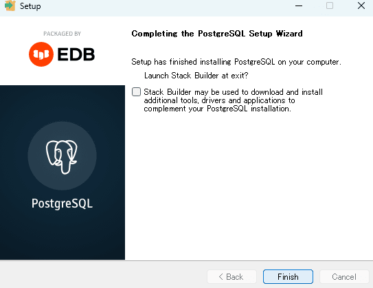 Windows11にOrthanc+PostgreSQLを構築する（3）PostgreSQLをインストール - 脊椎内視鏡下手術 - わきだ整形外科 - http://wakida.org