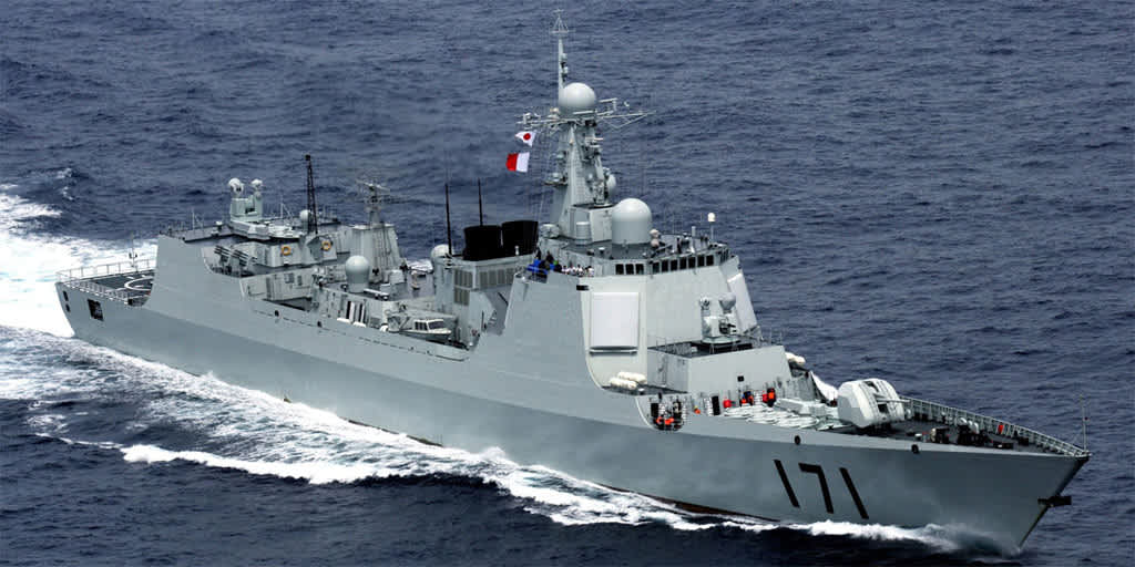 中国版イージス艦就役 052C型ミサイル駆逐艦 - 大日本赤誠会愛知県本部ブログ版”一撃必中”