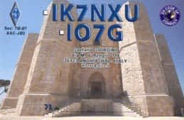 Buro経由で届いたQSL card IK7NXU イタリー - SPK テクノ日記 autechre Ministry ゆるめるモ！ パフューム