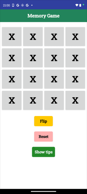 MIT App Inventor 2で遊ぶ (Memory Game 2） - 75才からのモバイルアプリ作成