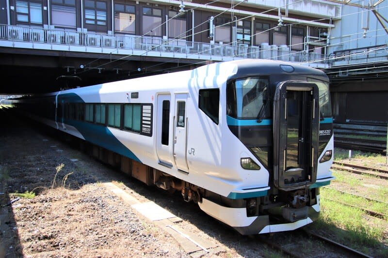 青色と緑色のE257系が大宮駅に - ハイブリッドな生活（旧ルノーな生活）